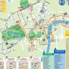 Mapa turístico de Londres en formato PDF: guía de viaje completa ...