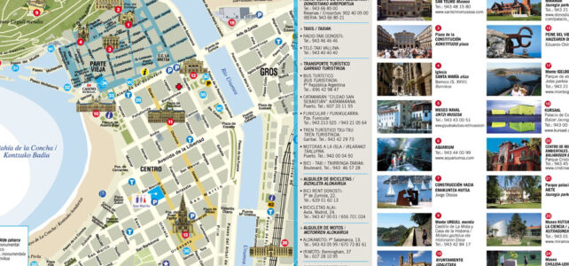 Mapa turístico de San Sebastián: una guía indispensable para viajeros ...